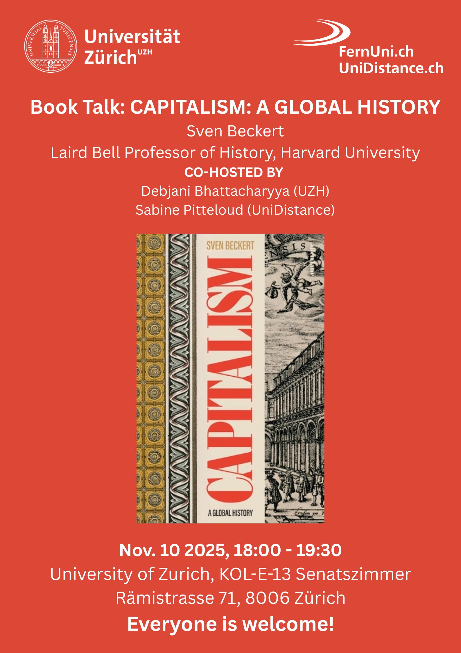 Book Talk: CAPITALISM: A GLOBAL HISTORY by Sven Beckert | infoclio.ch