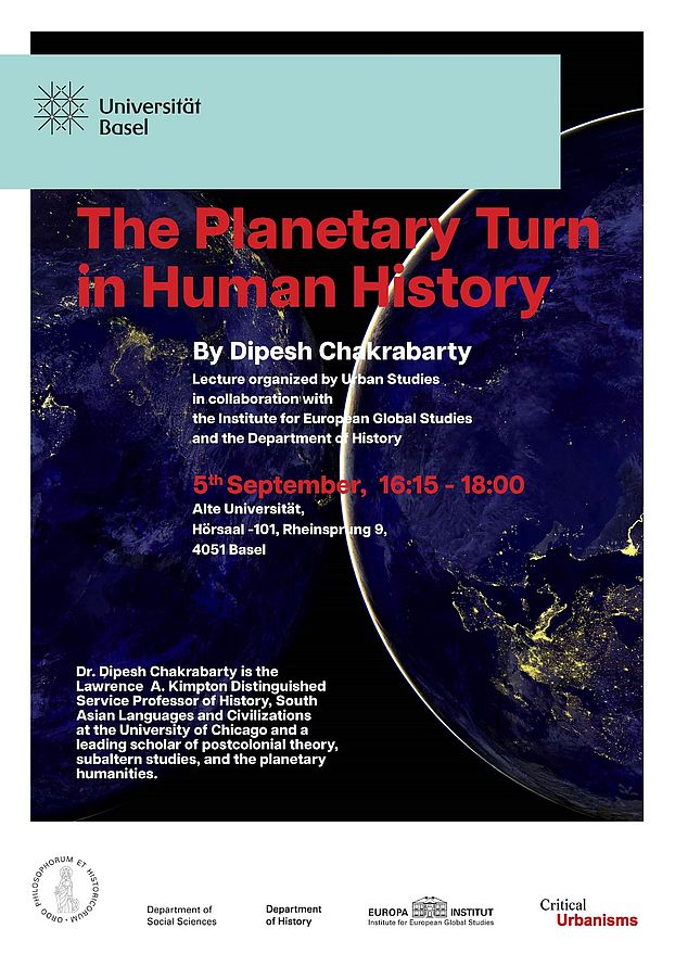 The Planetary Turn in Human History by Dipesh Chakrabarty | infoclio.ch