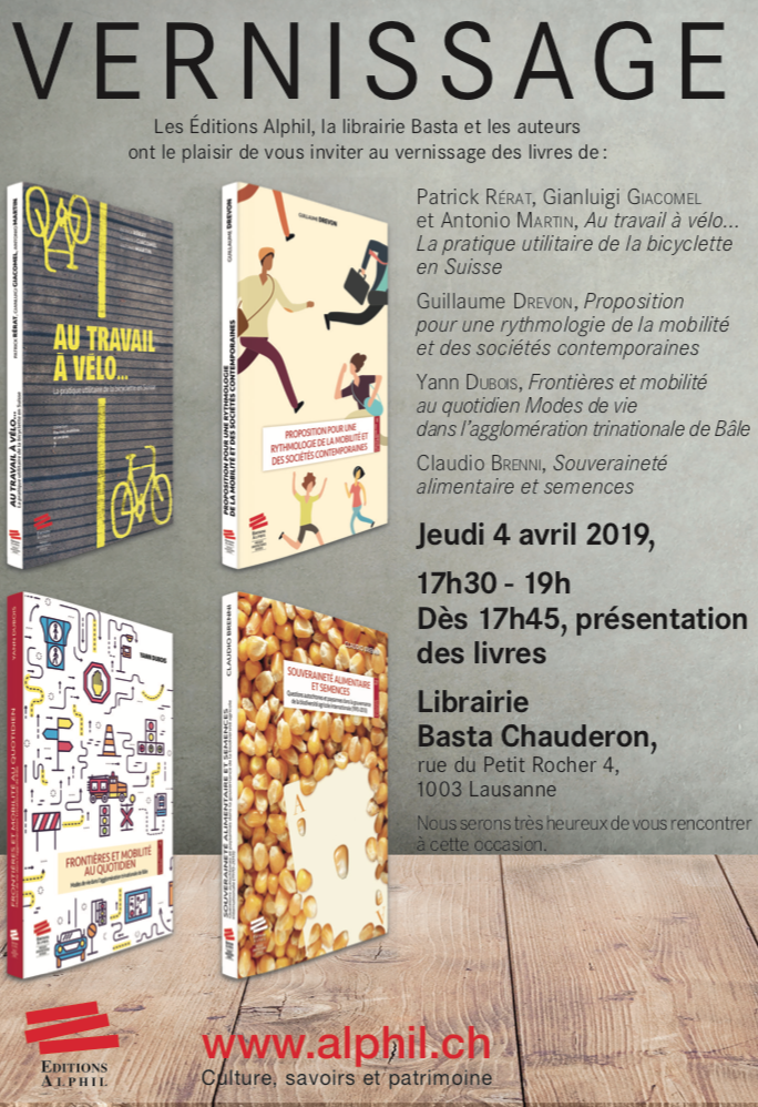 Vernissage des livres de Patrick Rérat, Gianluigi Giacomel et Antonio ...