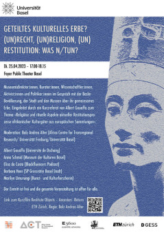 Geteiltes Kulturelles Erbe? - (Un)Recht, (Un)Religion, (Un)Restitution ...